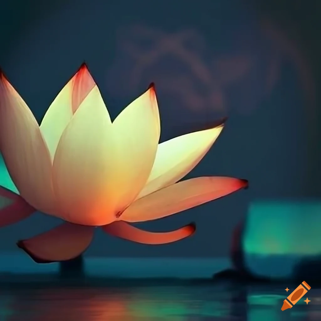 Lotus flower on Craiyon