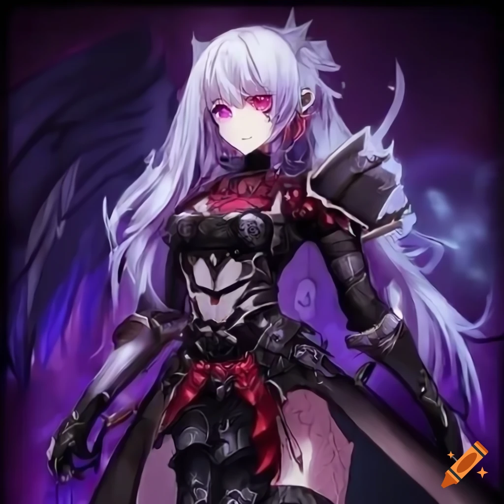 Anime military commander vampire gothic warmaster ifrit with a shiny ...