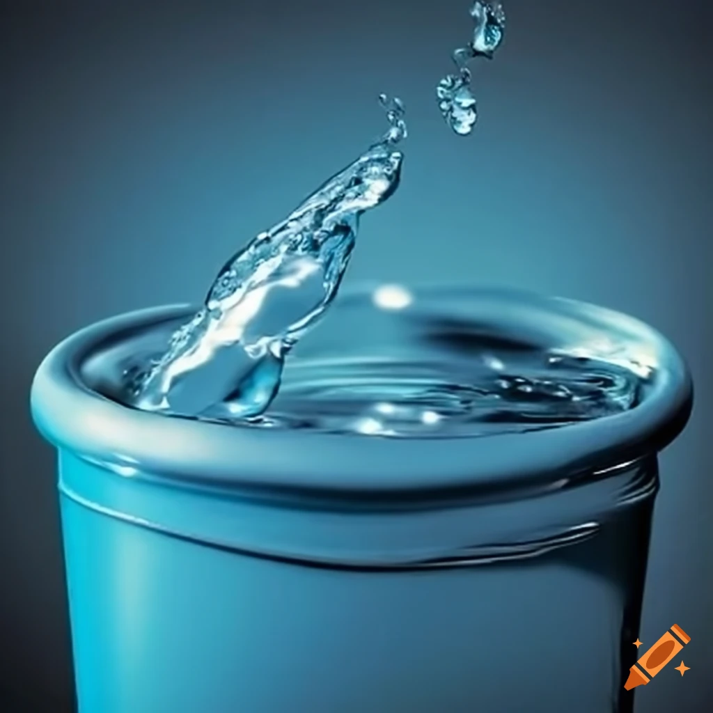 Bucket full of clean water on Craiyon