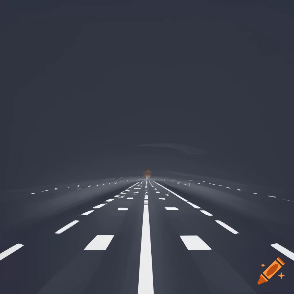 2D road background on Craiyon