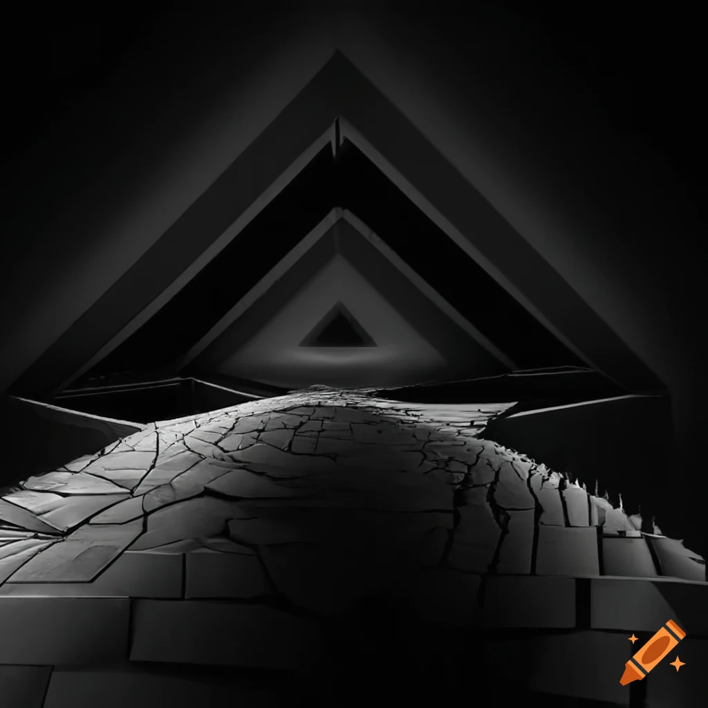 Stunning 4k Penrose triangles optical illusion in surreal architecture ...