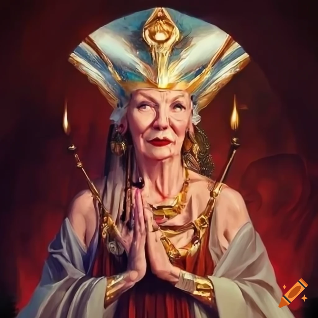 Beautiful ancient prophet priestess inspired by jody a lee on Craiyon