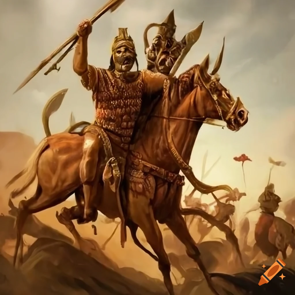 Numidian cavalry on Craiyon