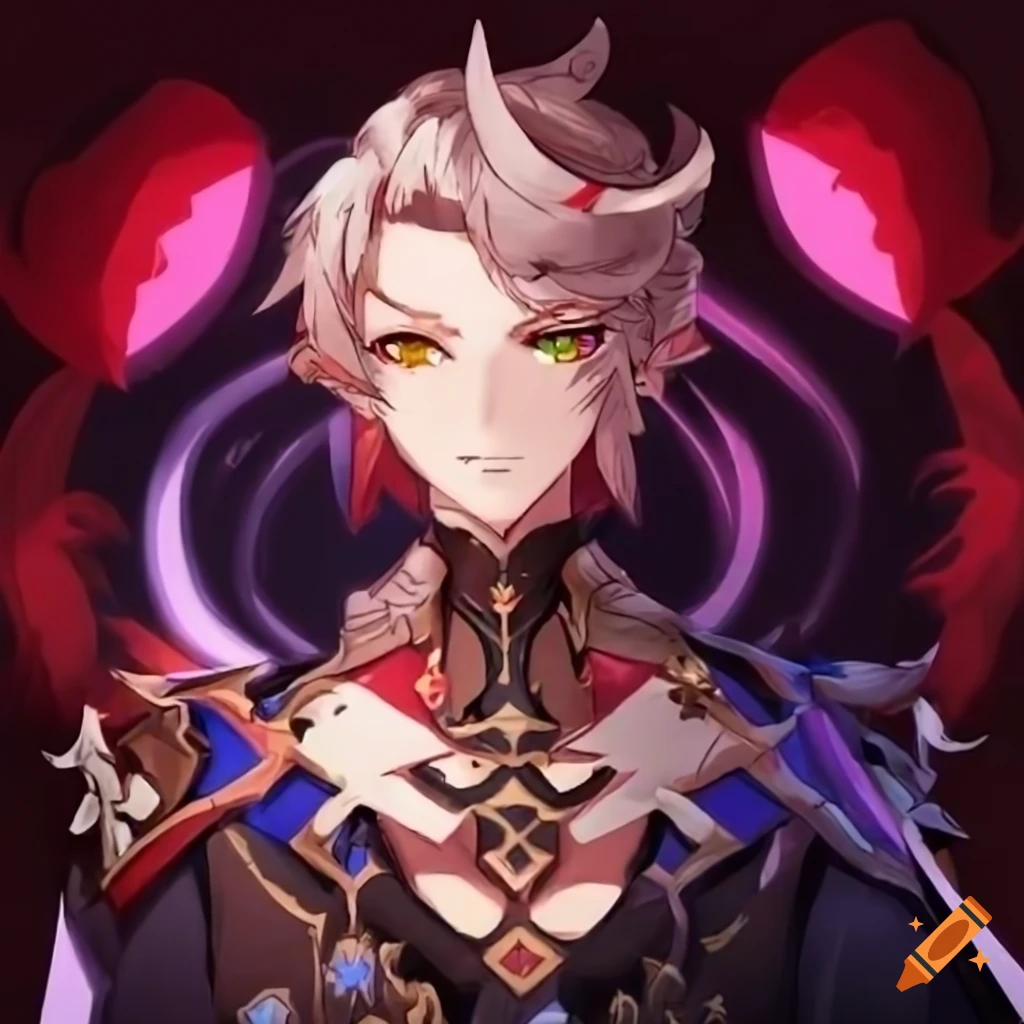 Itto character from genshin impact game on Craiyon