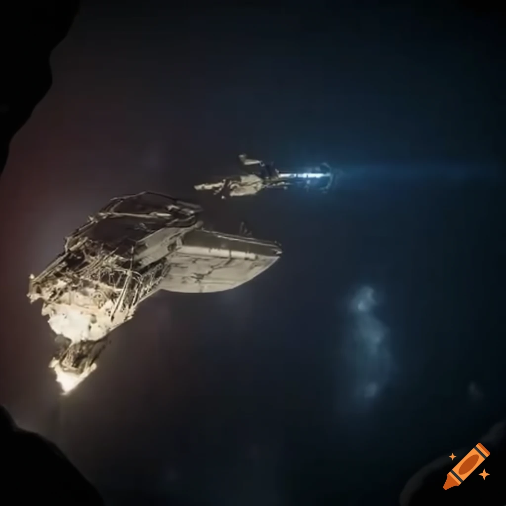 Operation alpha-swarm space ship hunting rare spawns on Craiyon