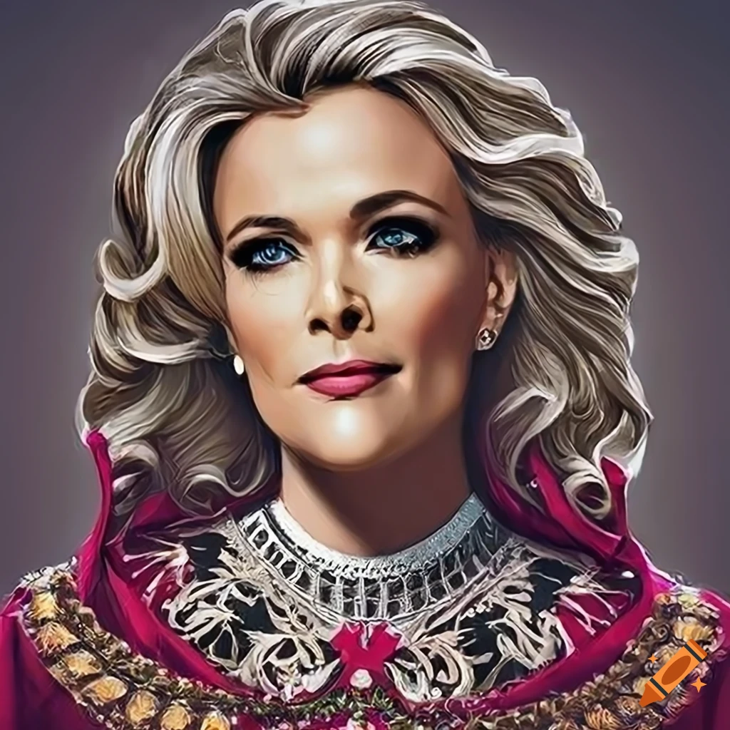 Highly detailed portrait of a person with distinctive facial features ...