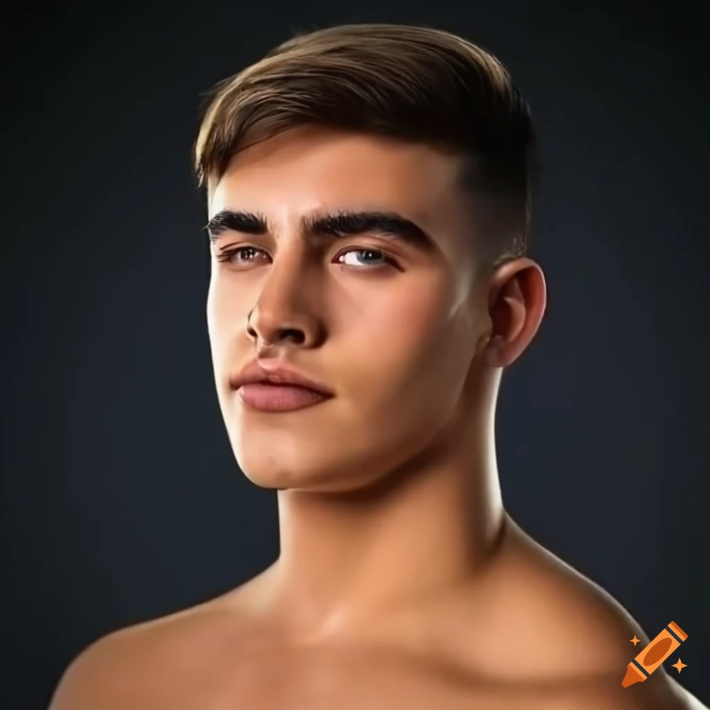 Handsome Argentine Male Wrestler With Hazel Eyes And Caramel Hair On