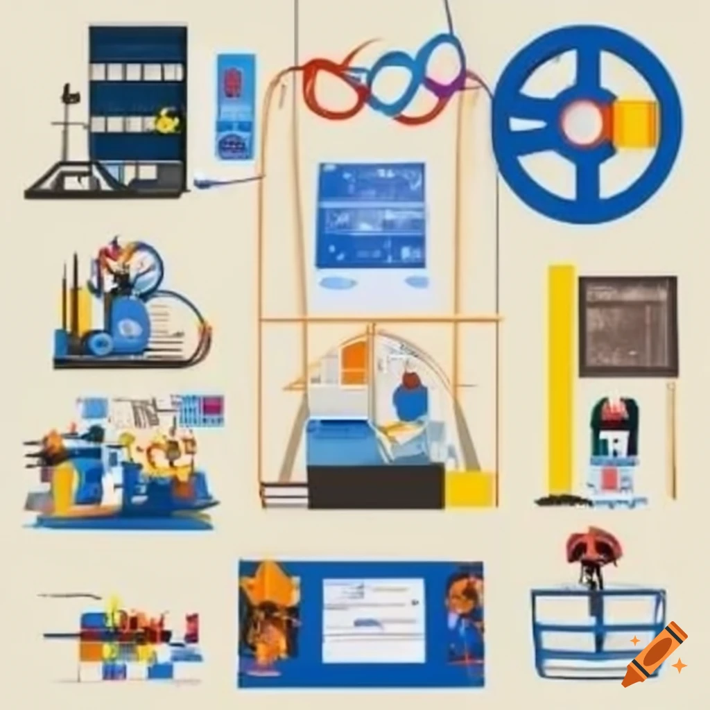 Engineer's Day poster with aerospace engineering theme on Craiyon