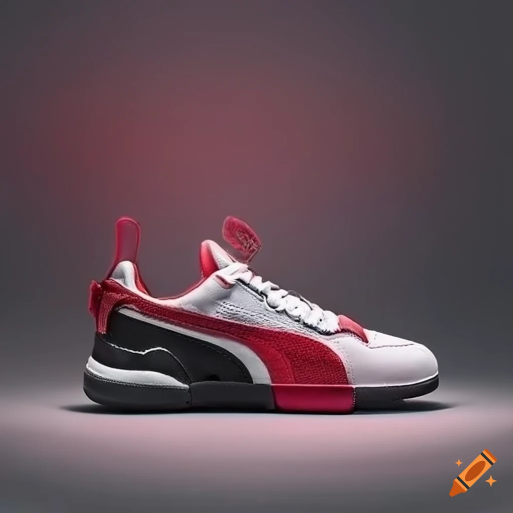 Puma sneakers with a stylish design on Craiyon