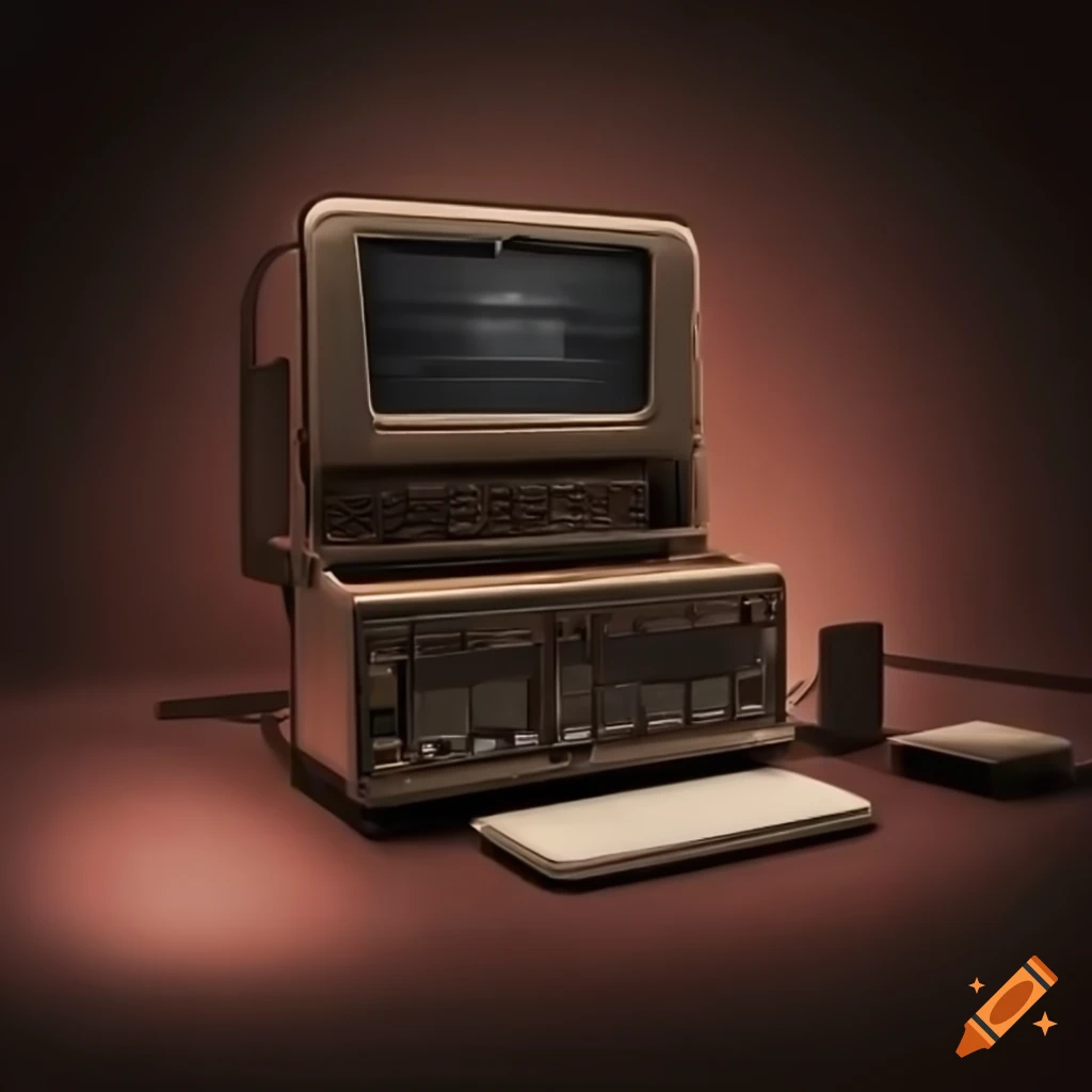 1920s-inspired hospital-themed personal computer in 8k resolution on ...