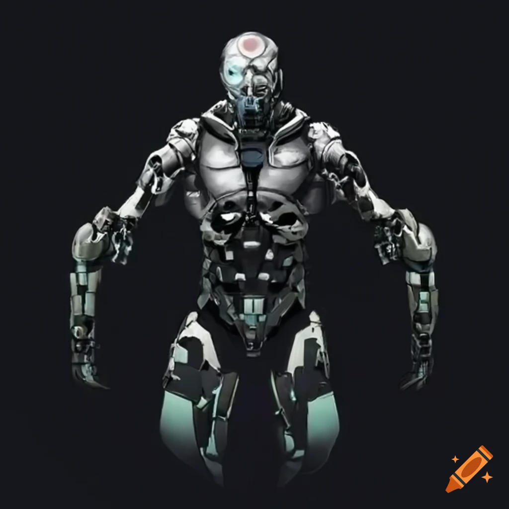 Cyborg on Craiyon