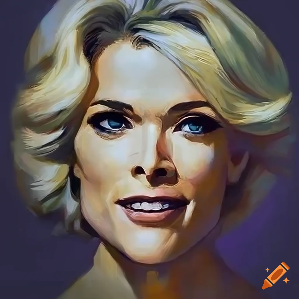 Detailed high resolution artwork of a woman with symmetrical features ...