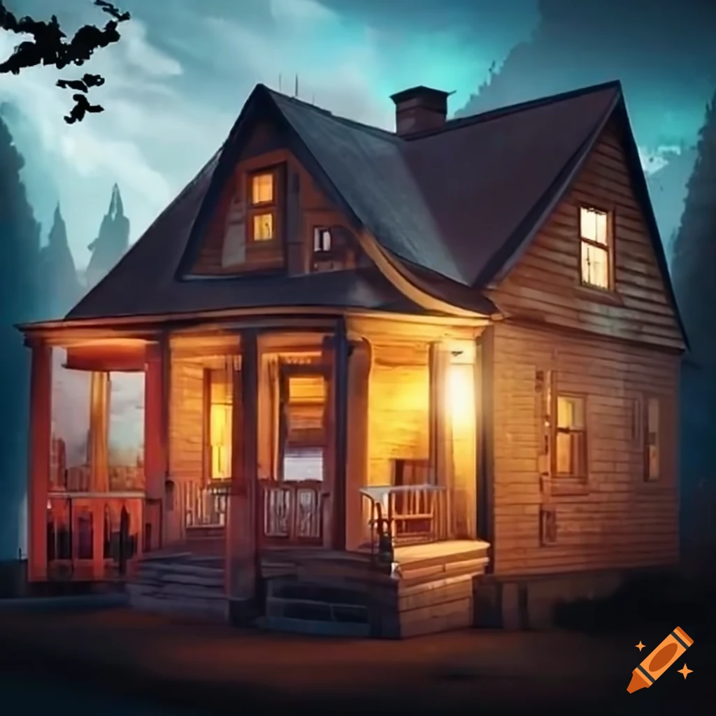 Campaign with a house on Craiyon