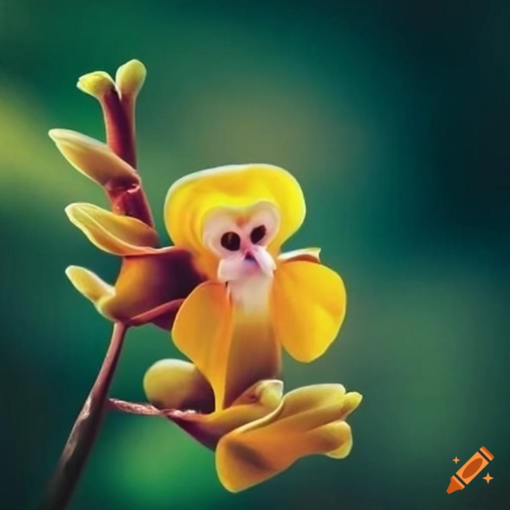 Monkey flowers on Craiyon