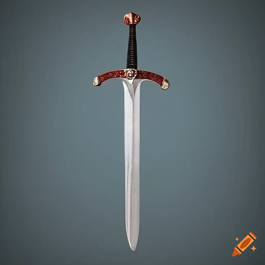 Medieval fantasy style crossed swords on Craiyon