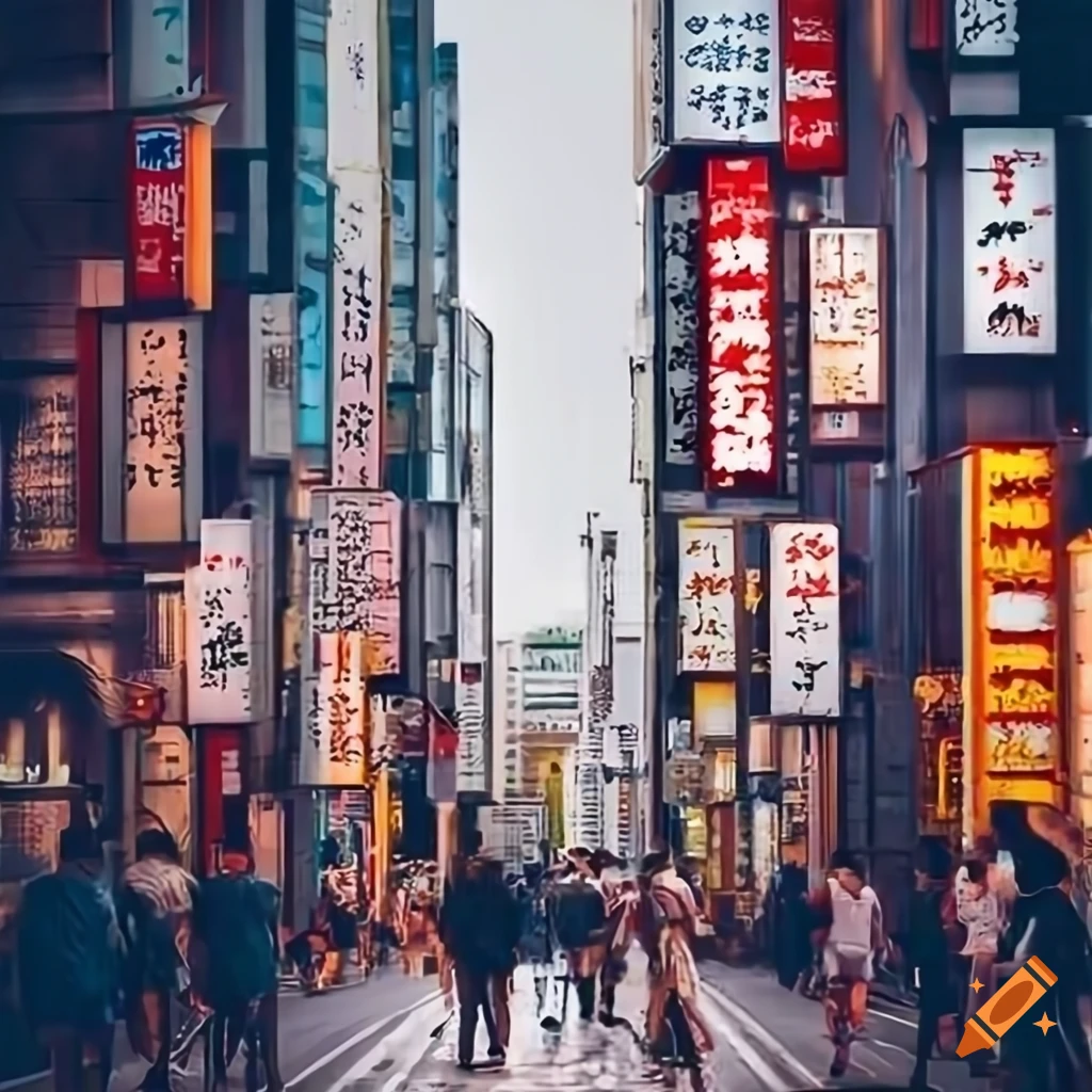 Tokyo cityscape poster in high quality 4k full hd resolution on Craiyon