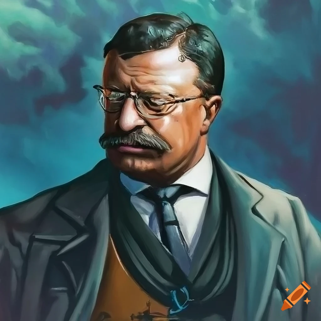 Highly detailed theodore roosevelt in simon bisley art style by gavryk ...