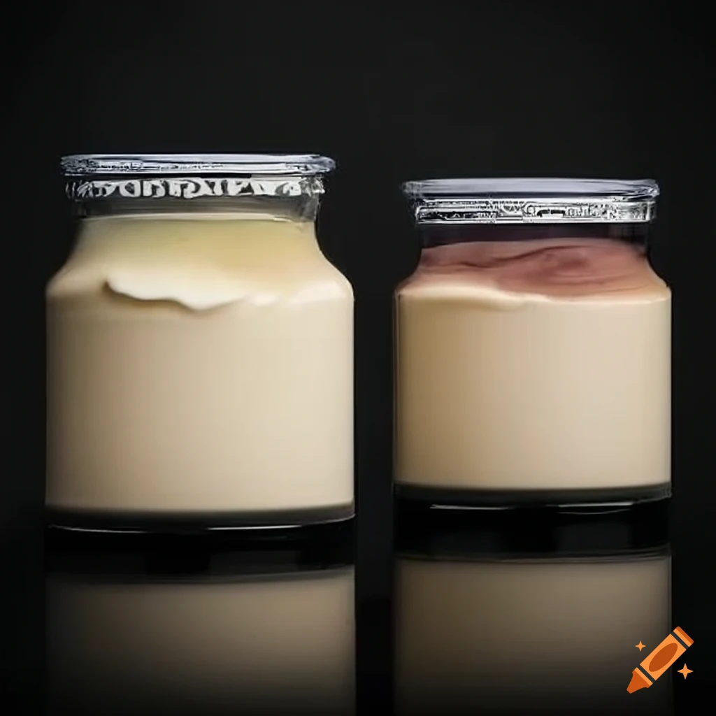 Packaging of cream in glass and plastic materials on Craiyon