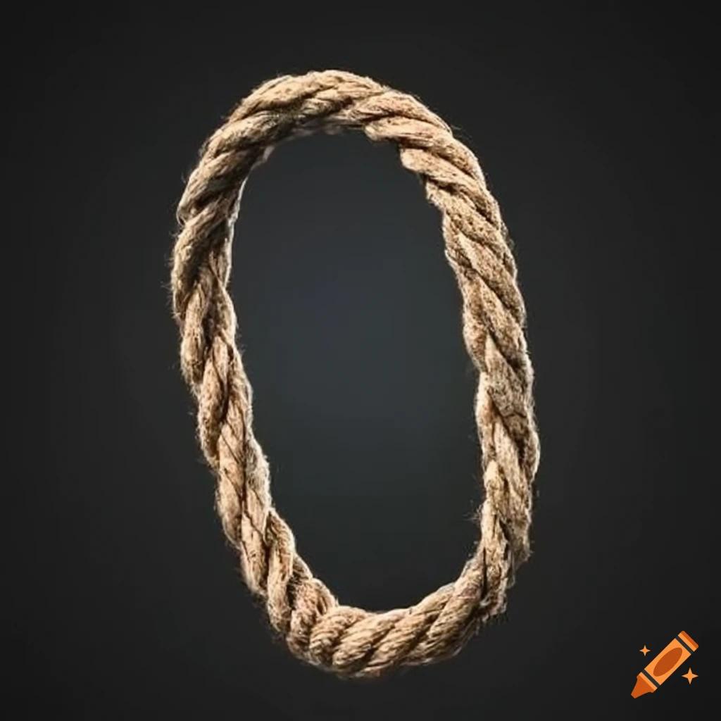 Stretched rope on Craiyon