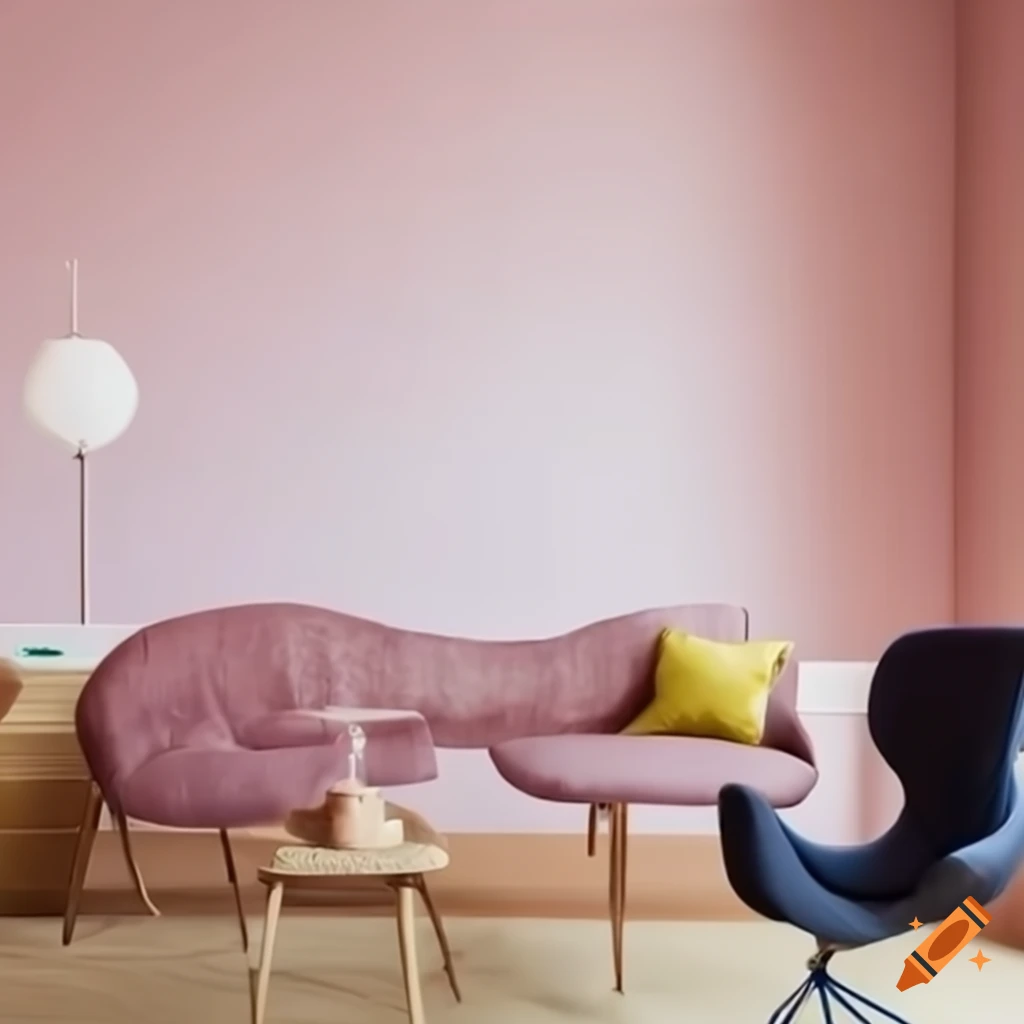 Cozy living room ideal for microsoft teams background on Craiyon