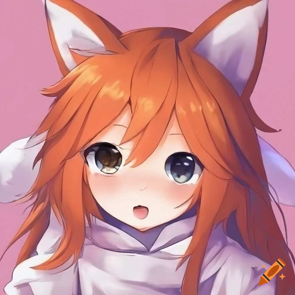 Cute anime fox character on Craiyon