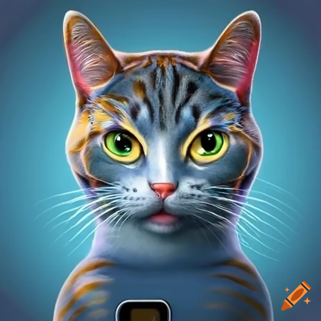 Cat android on Craiyon