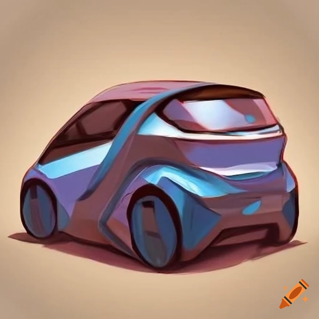 Sideview of the urban mobility concept vehicle acosta roscent hatchback ...