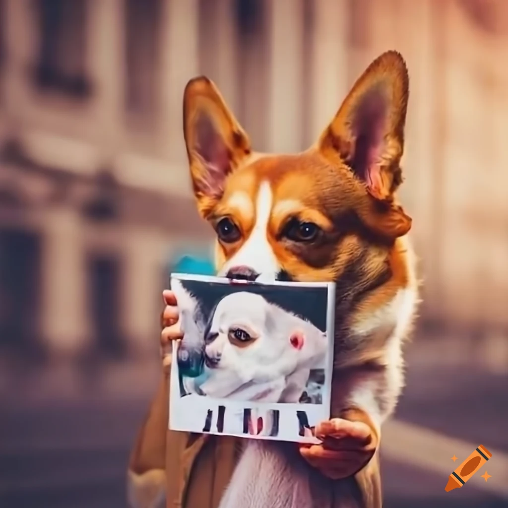 City street protest with banners saying 'FREE JOSIE' and pictures of a ...