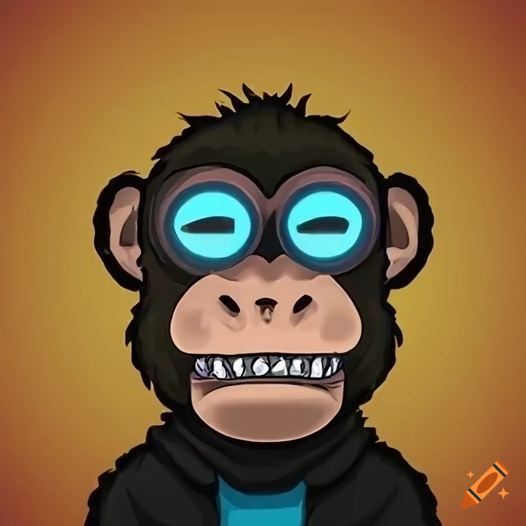 Nft monkey on Craiyon