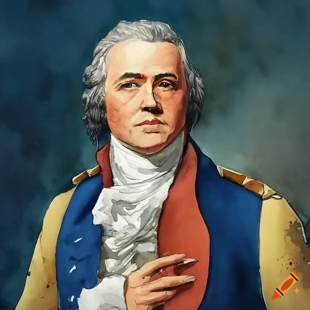 Portrait of historical figure Alexander Hamilton on Craiyon