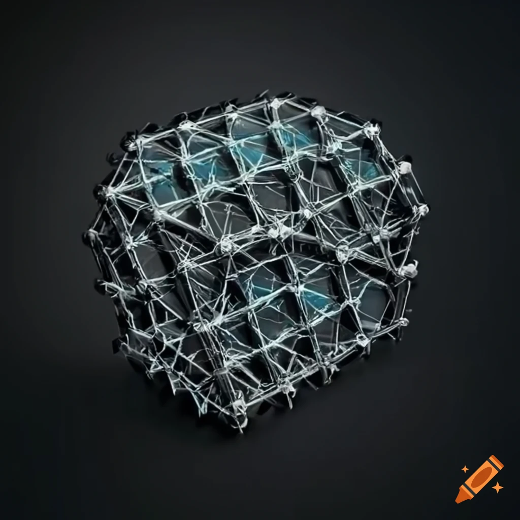 Hypercube 4D 4k Carbon fiber nanotube chassis Penrose geometric ...