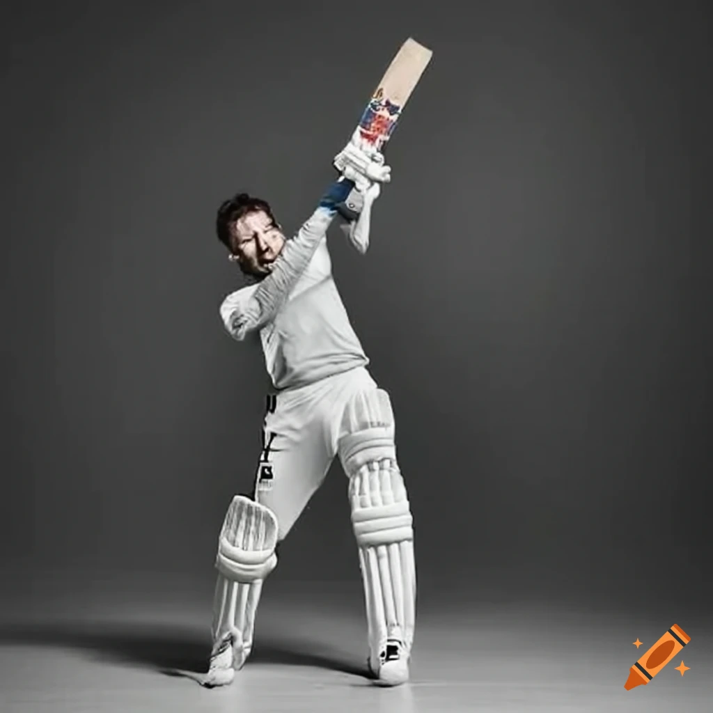 Lionel messi playing cricket on Craiyon