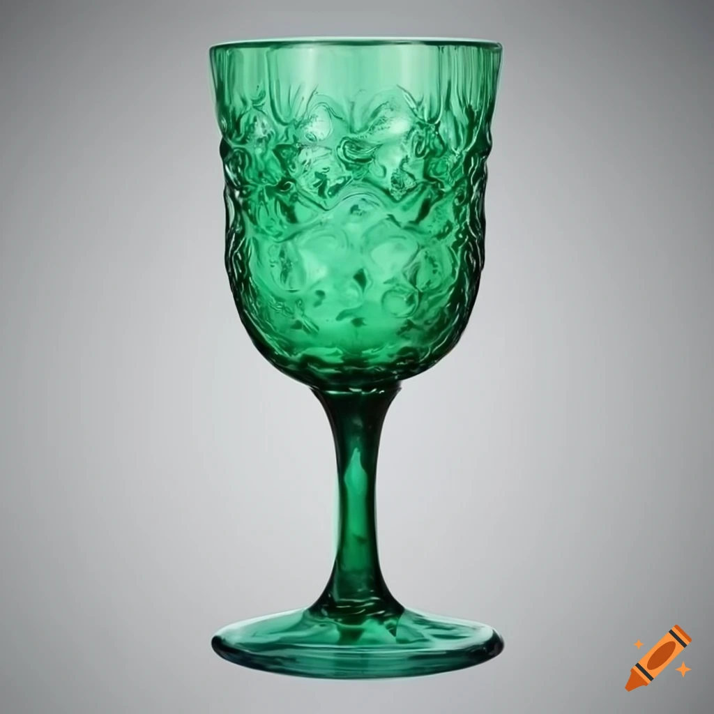 Fancy green goblet on Craiyon