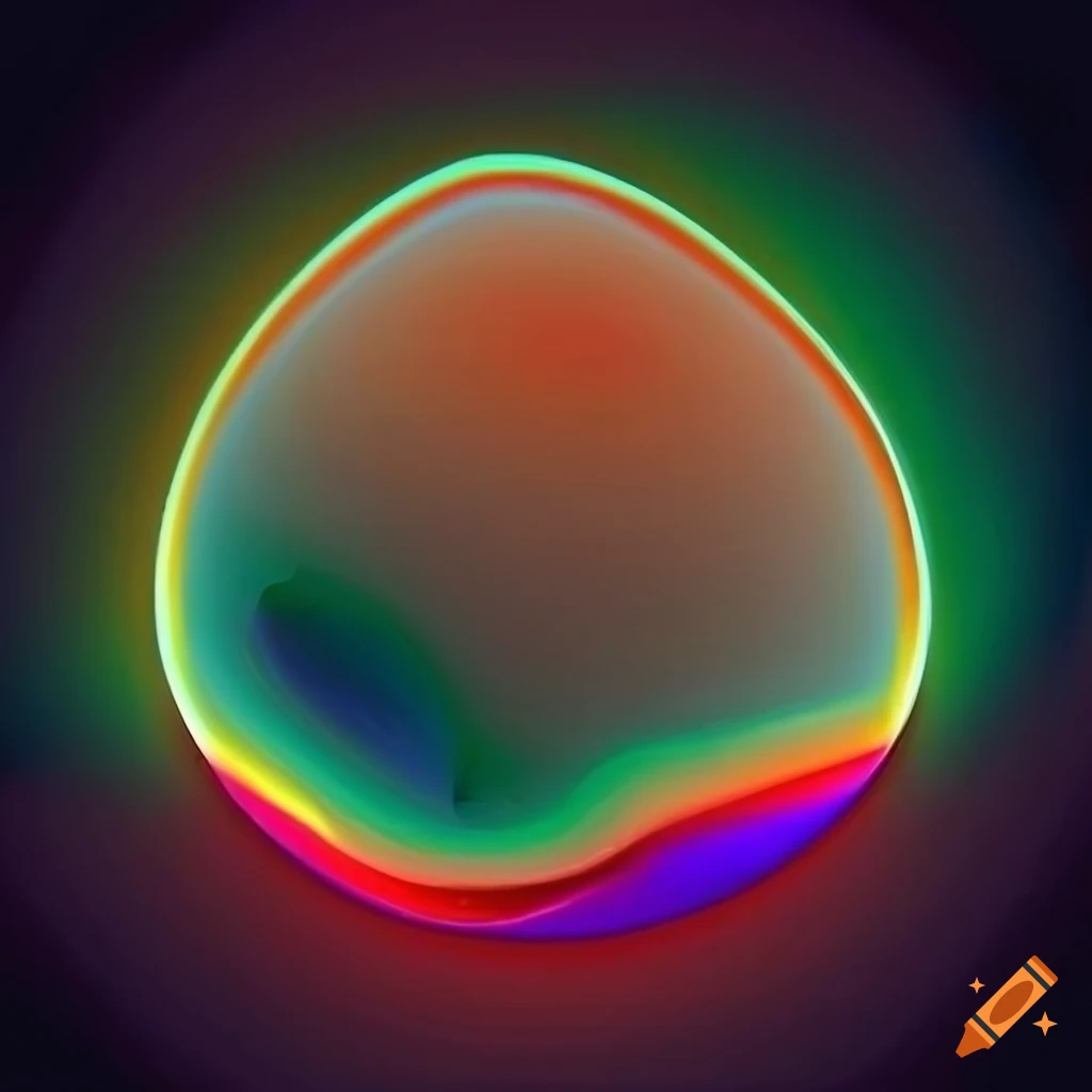 Glass hyperbolic paraboloids on a black background in a magazine ...