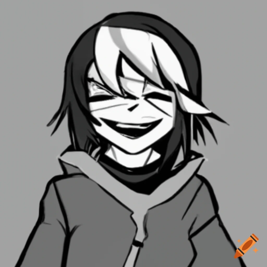 Kris character from deltarune on Craiyon