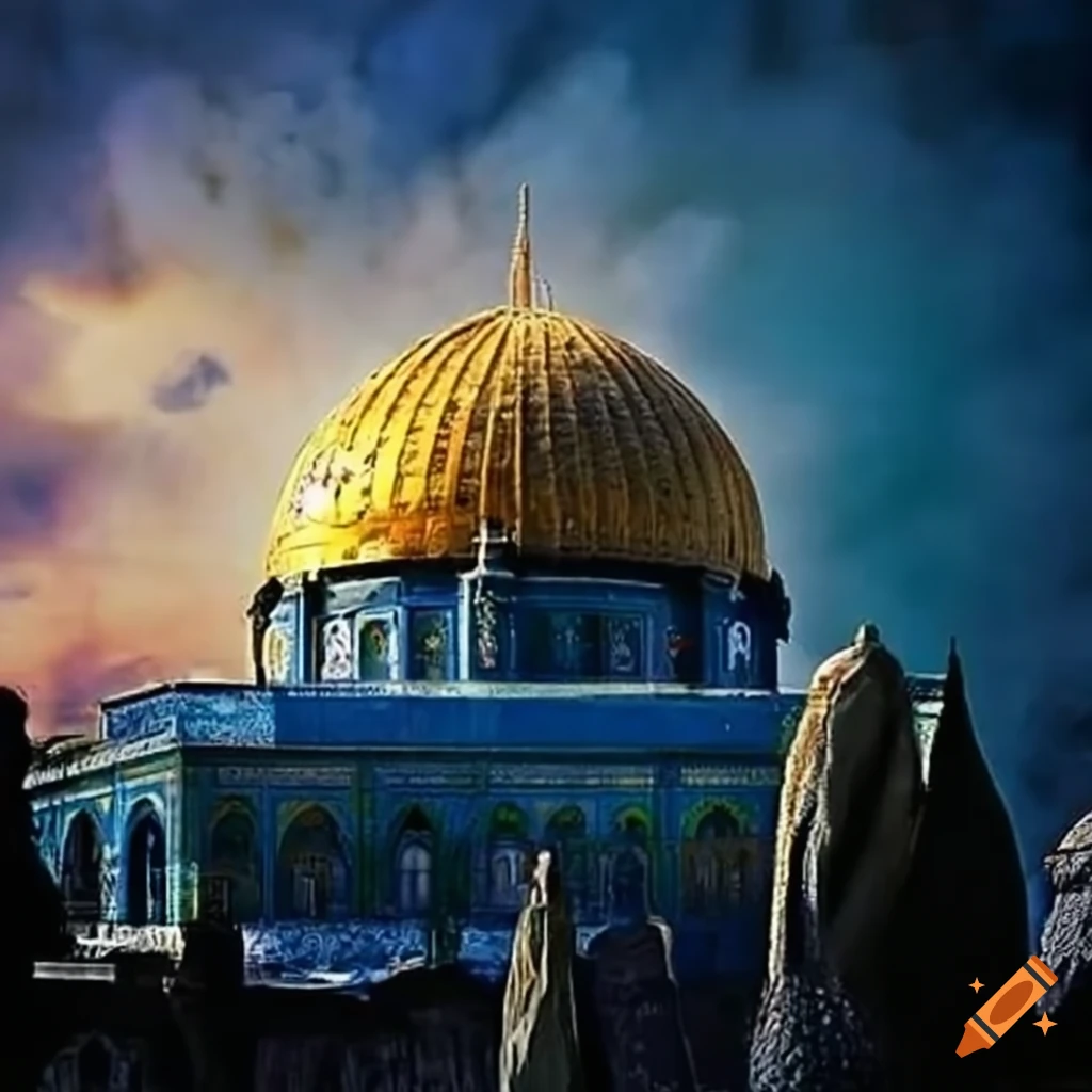 Ramadan at al aqsa on Craiyon