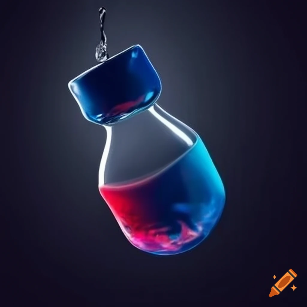 Drip mineral water with logo on Craiyon