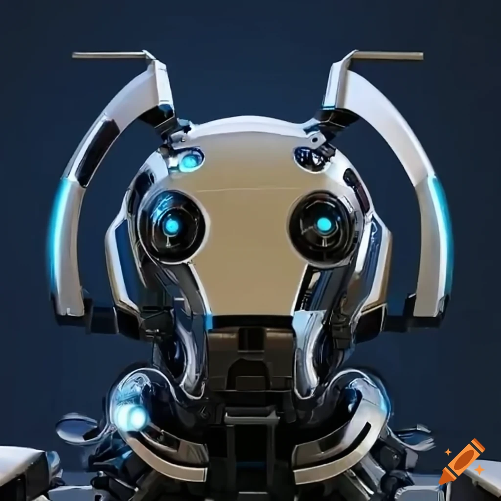 Intellectual cyborg robot dog with diamond armor and skin on Craiyon