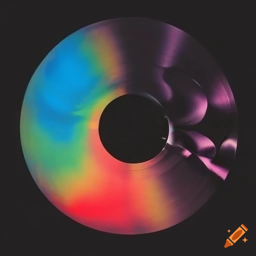 Abstract art with vinyl on Craiyon