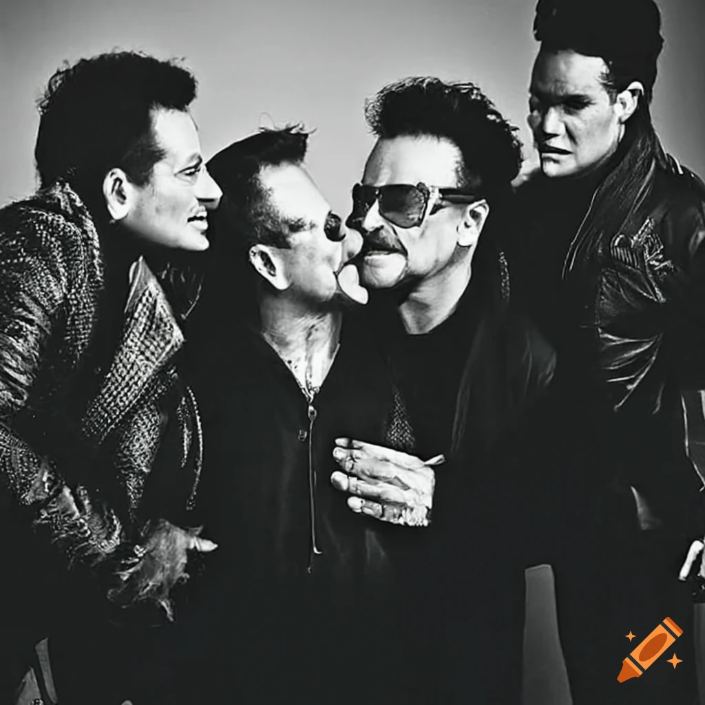 Bono vox and his four twin brothers introducing the indian bono on Craiyon