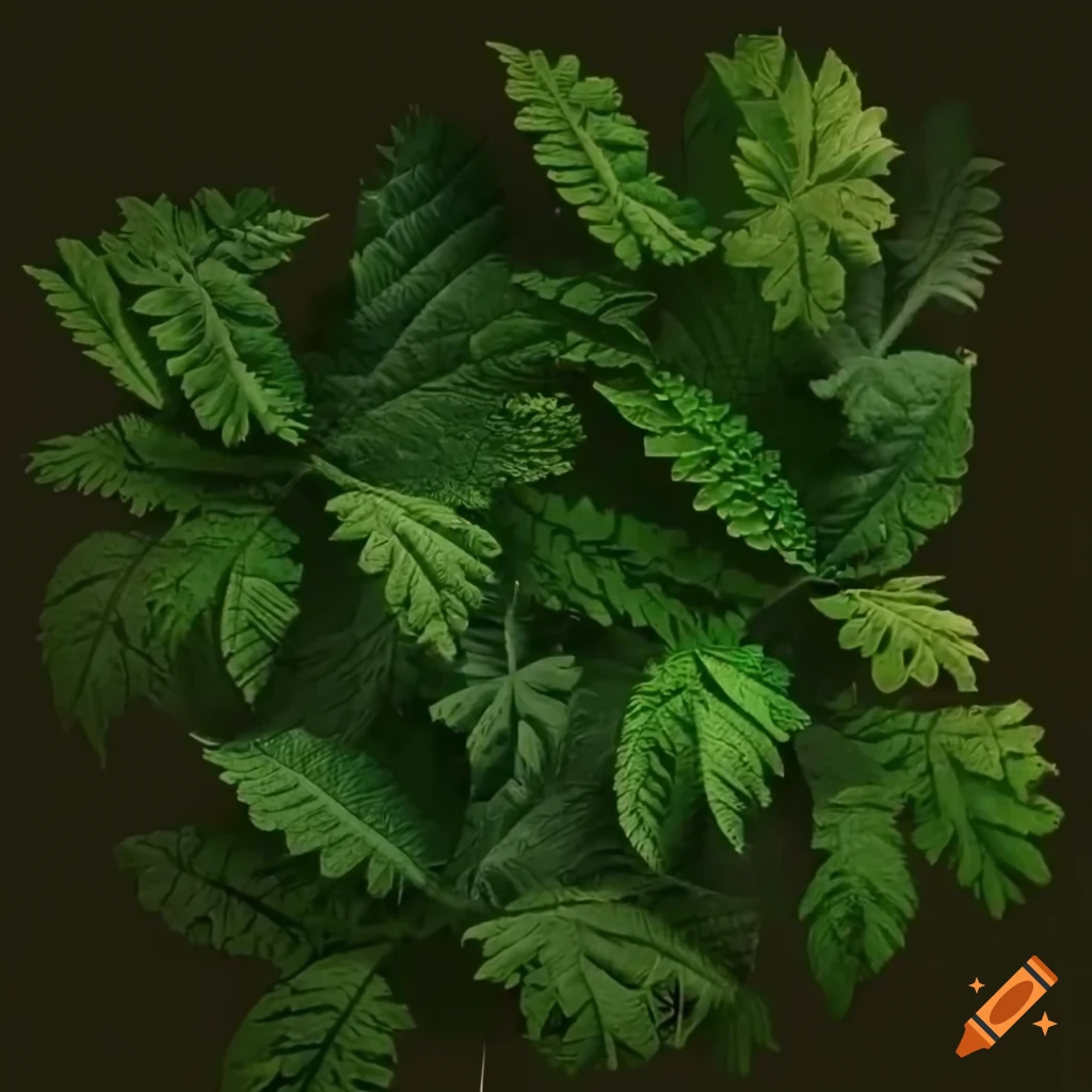 Realistic foliage texture for parallax effect on Craiyon