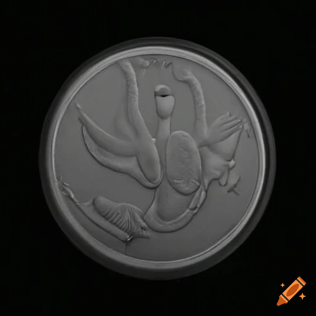 Design of geese coin on Craiyon