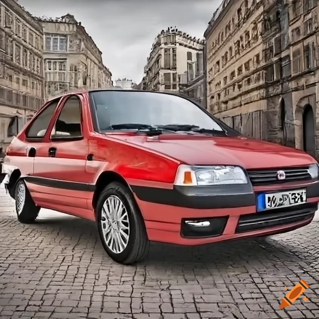 Realistic fiat tempra car model on Craiyon
