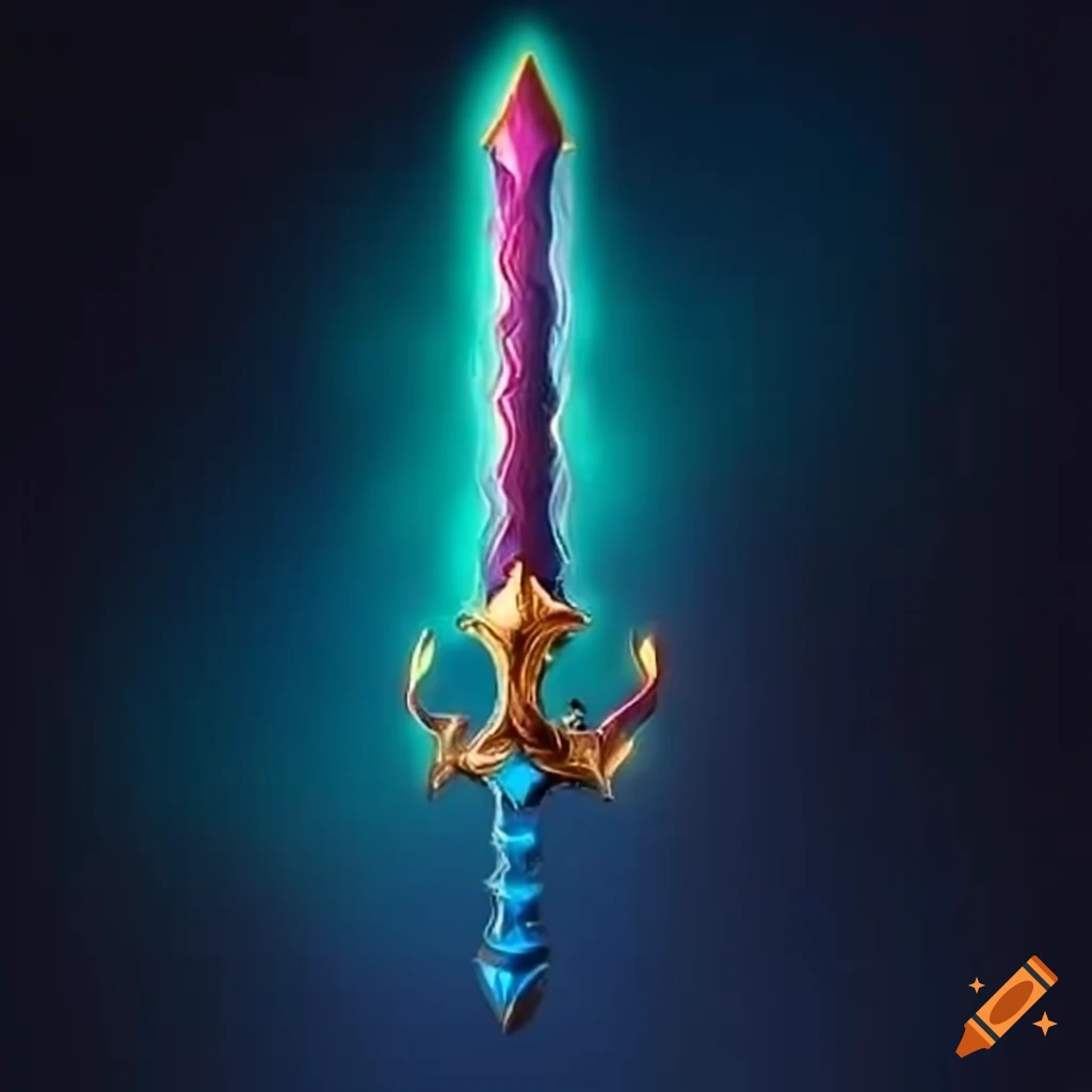 Magical wave sword on Craiyon