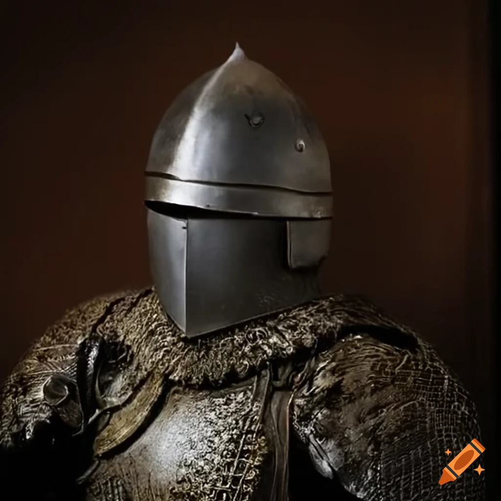 Knight in armor on Craiyon