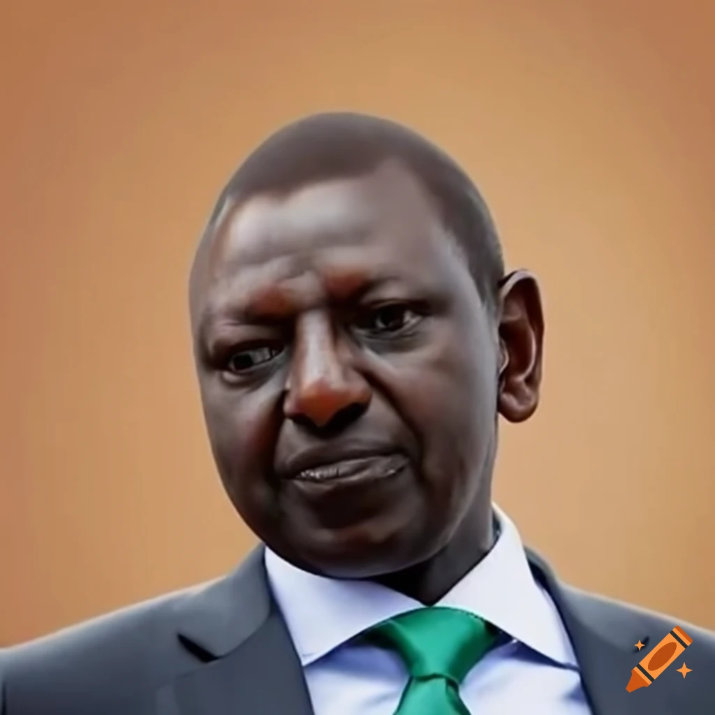 President William Ruto on Craiyon
