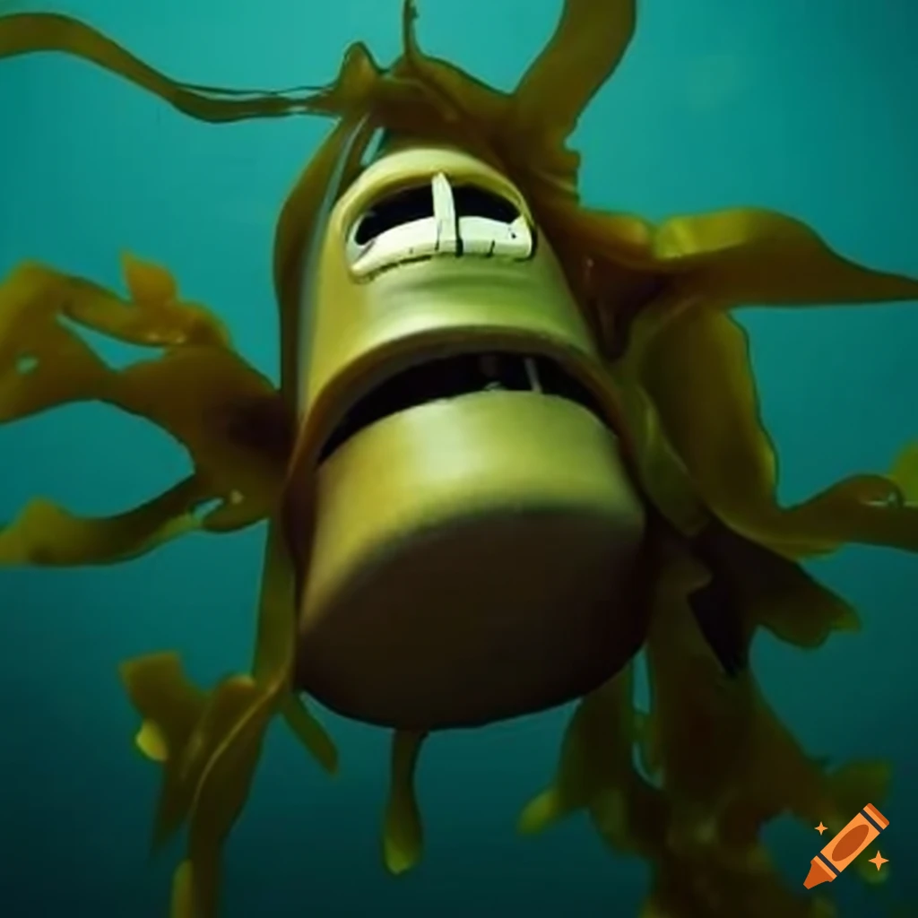 Bender wrapped in seaweed on Craiyon