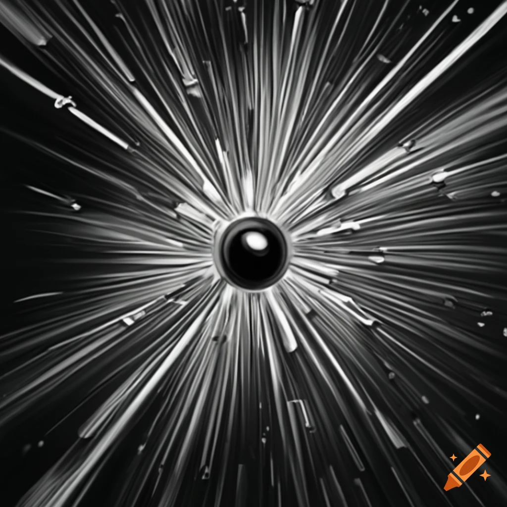 Detailed silver atomic structure illustration on Craiyon