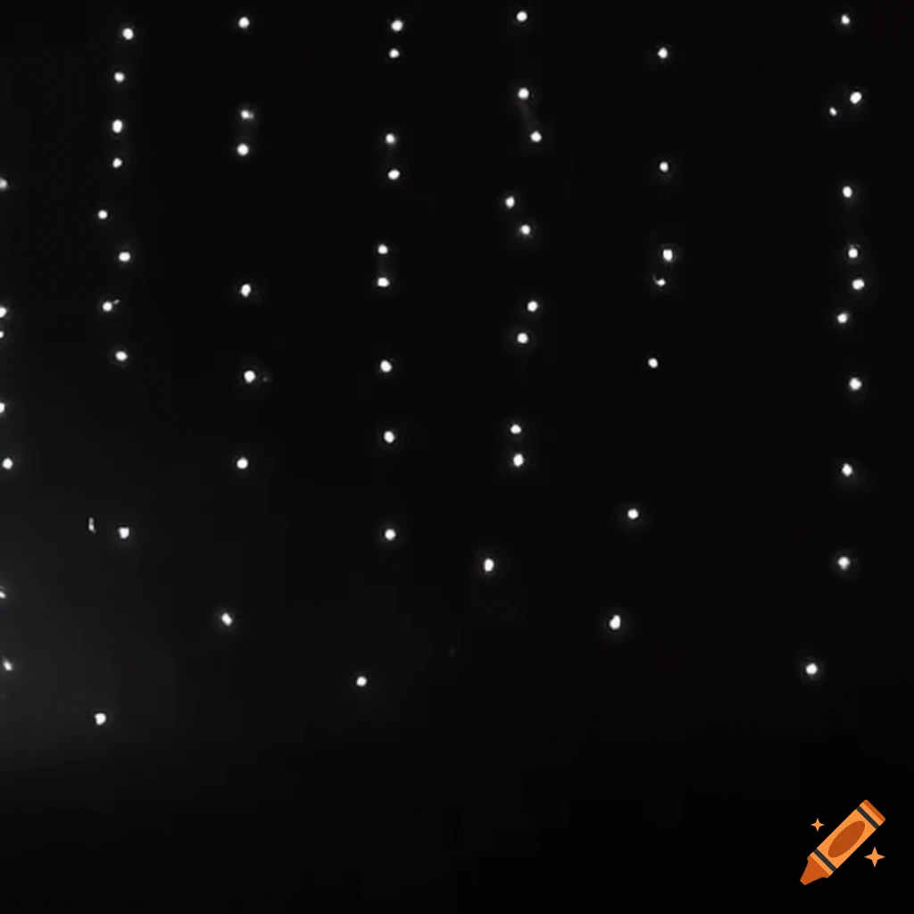 Black backdrop with shimmering lights on Craiyon