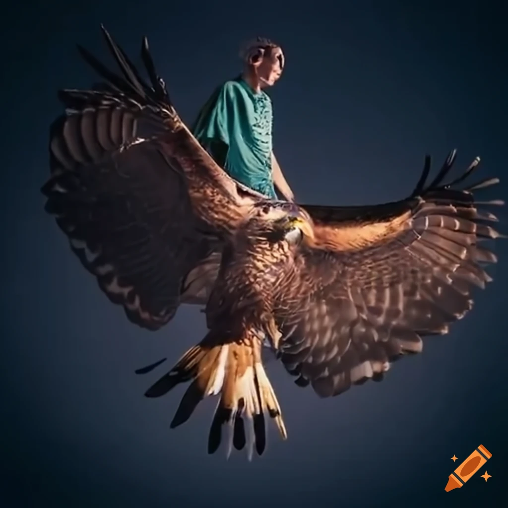 Tony hawk riding a hawk on Craiyon